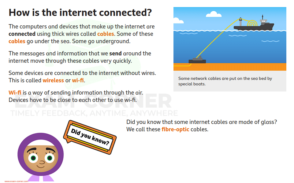 8. COMPUTERS – What is the internet? – Exam-Corner