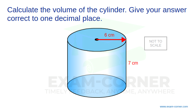 Volume: Cylinders – Exam-Corner